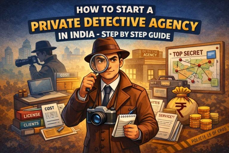 How to Start a Private Detective Agency in India – Step by Step Guide
